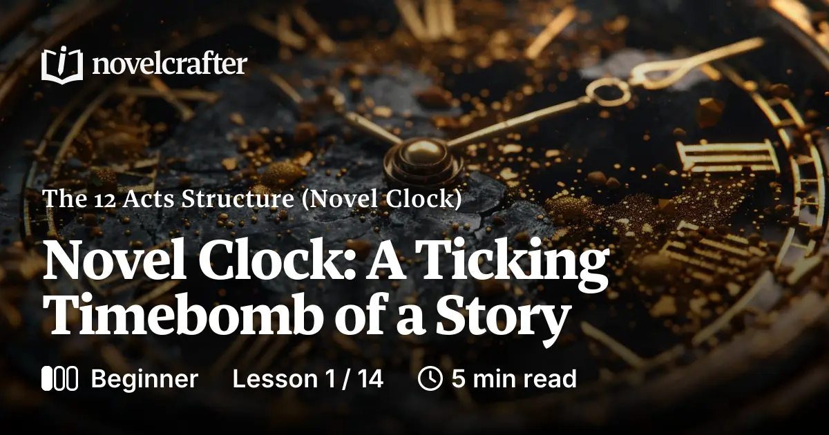Novel Clock: A Ticking Timebomb of a Story - Novel Clock Outline ...